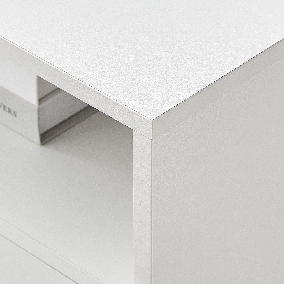 Adamo Modern Coffee Table - Storage Table with Drawers & Open Shelves ...
